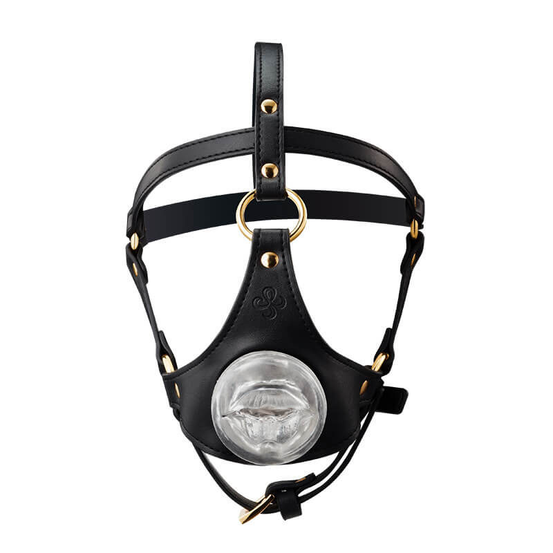 Lockink Blowjob Head Harness Muzzle for Puppy Play – honeysx